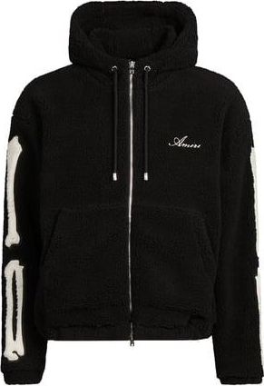 Amiri Sweat &agrave; capuche zipp&eacute; en polaire