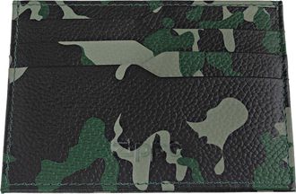 Zippo Kartenetui - Leder - Camouflage Gr&uuml;n - Kreditkartenetui f&uuml;r Damen und Herren - 8 Kartenf&auml;cher, 1 Einschubfach