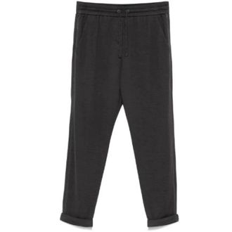 Brunello Cucinelli Femme, Pantalons, Noir, Taille: 36 FR Antracite Lat&eacute;ral Jigging Leurre