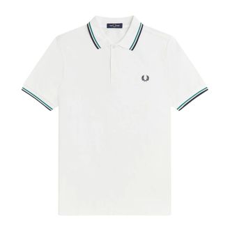 Fred Perry Homme, Tops, Blanc, Taille: M Polo Chemises