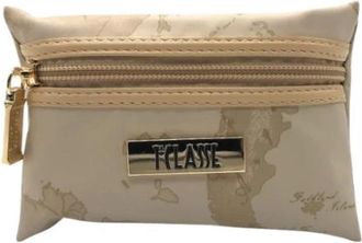 Alviero Martini 1A Classe Femme, Sacs, Beige, Taille: ONE Size N&eacute;cessaire avec porte-cl&eacute;s