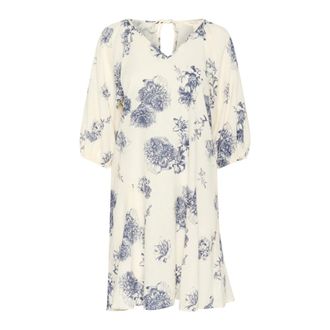 Part Two Femme, Robes, Bleu, Taille: 44 FR Superbe Robe Imprim&eacute;e &agrave; Fleurs