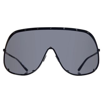 Rick Owens unisex, Accessoires, Noir, Taille: ONE Size Shield Lunettes de soleil