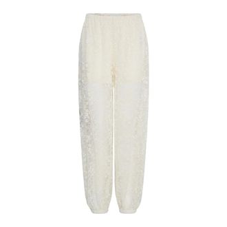 Ichi Ichi - Pantalon large - Femme - Pantalons - Beige - Taille: 40 FR