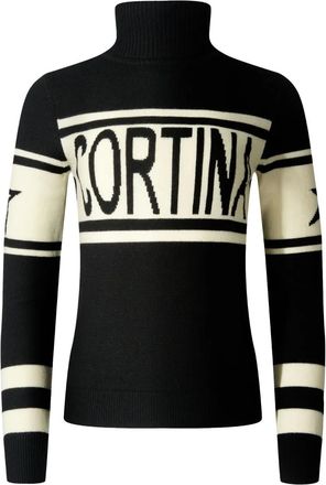 Perfect Moment haut à col roulé et détail rayé - Noir