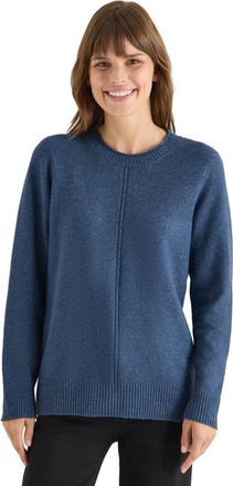 Cecil Kuscheliger Pullover Cotton Blue Melange XXL