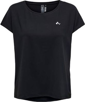 Only Play Only Femme Onpaubree Loose Training Tee - Opus Top de sport, Noir (Black Black), L EU