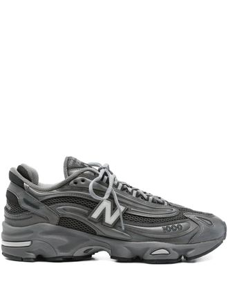 New Balance baskets 1000 à empiècements en mesh - Gris