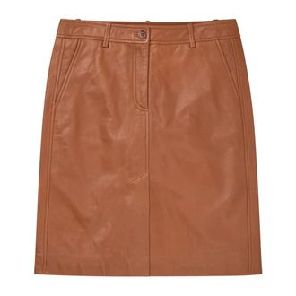 Munthe Nomi Skirt - Femme - Jupes - Brun - Taille: 38 FR