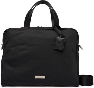 Calvin Klein Laptoptasche Calvin Klein Sleek Slim Commuter LV04D3351G Schwarz