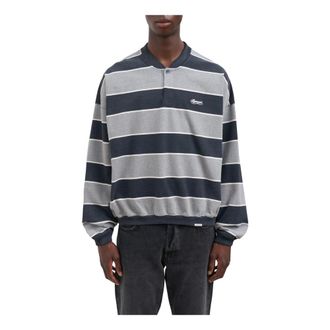 Represent Felpa California Gestreiftes Grandad-Shirt - - Tops - Herren - Grau - S