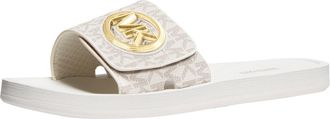 Michael Kors MK Charm Slide, Damen-Hausschuhe, Vanille, 42.5 EU