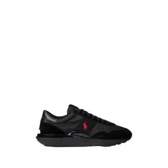 Polo Ralph Lauren Suede Oxford Train 89 Sneakers - - Shoes - Herren - Schwarzk - 39 EU