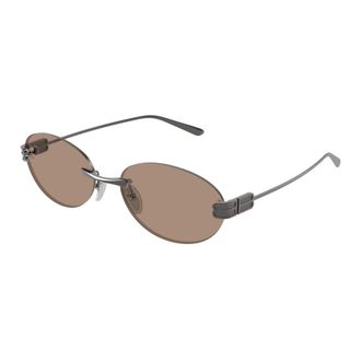 Balenciaga Gossip Oval AF Sonnenbrille - - Accessories - unisex - Grau - 59 MM
