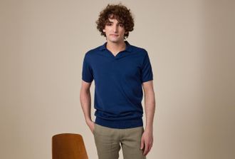 Bexley Braven - Polo homme bleu fonc&eacute;