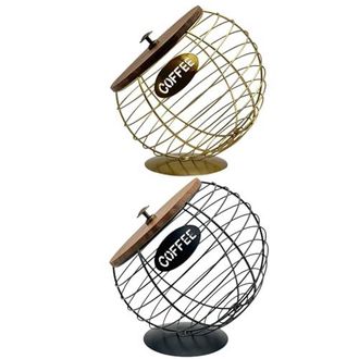 Generico Support de dosette de caf&eacute; - Caf&eacute;s en m&eacute;tal de stockage | Compteurs | Organisateur de gousses | Accessoires de bar &agrave; caf&eacute; D&eacute;coration | D&eacute;corations de 