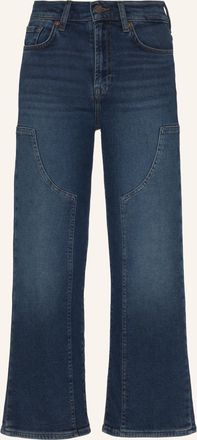 7 For All Mankind Jeans Cropped Alexa Straight Fit blau