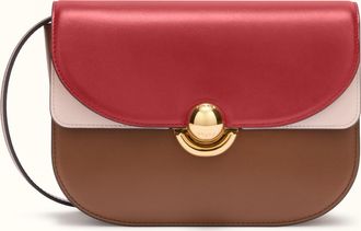 Furla Sfera Umh&auml;ngetasche S Toni Lacca Weiches Roma-kalbsleder Mit Colourblock Damen