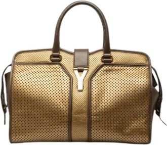 Saint Laurent Pre-owned Cabas Chyc - Femme - Pre-owned - Jaune - Taille: ONE Size