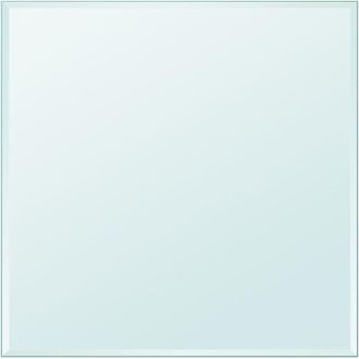 vidaXL Vidaxl - Dessus de table carr&eacute; en verre tremp&eacute; 700 x 700 mm - &Eacute;paisseur 6 mm - Durable et facile &agrave; nettoyer - Pour espaces modernes