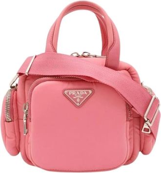 Prada Sac bandouli&egrave;re mini vintage doccasion - Femme - Pre-owned - Rose - Taille: ONE Size