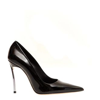 Casadei Schwarze Lackleder Pumps - - Shoes - Damen - Schwarzk - 37 1/2 EU