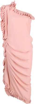 Dries Van Noten Femme, Robes, Rose, Taille: 42 FR Robe asym&eacute;trique