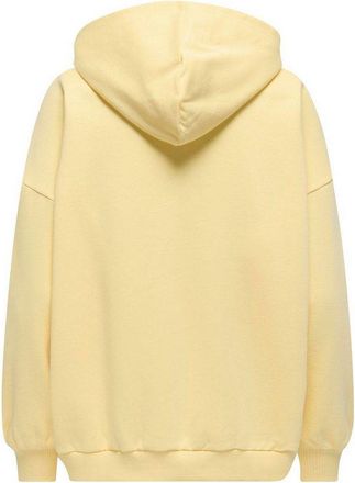 Only Sweatshirt ONLELO L/S PRINT HOOD BOX SWT Baumwollmischung, regular fit