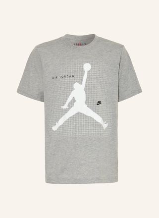 Nike Jordan T-Shirt Jumpman Grid Blur grau
