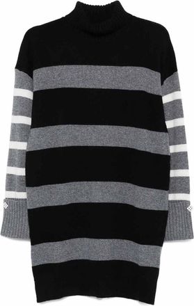 Liu Jo Knielanges Kleid - Schwarz