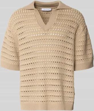 Maison Kitsun&eacute; Relaxed Fit Poloshirt mit Viskose-Anteil