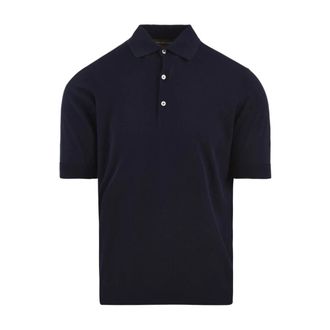 FILIPPO DE LAURENTIIS Cotton Polo - Essential - - Tops - Herren - Blau - 3XL