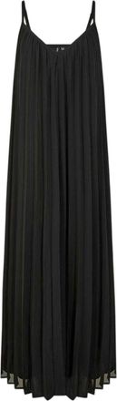 Vero Moda Katy Maxikleid f&uuml;r Damen, Spaghetti-Tr&auml;ger (Schwarz)