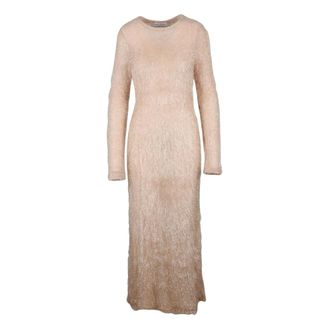 Paco Rabanne Femme, Robes, Rose, Taille: 42 FR Long Lam&eacute; Dress
