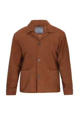 Dreimaster Dreimaster Jacke M&auml;nner Cognac
