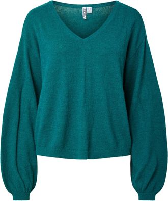 Pieces Pcnaomi Ls V-Neck KNT Noos Bc