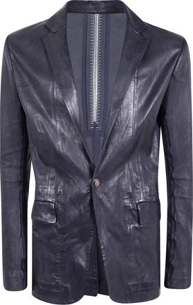Isaac Sellam Experience Pionnier Nappa Stretch Classic Blazer - - Jackets - Herren - Schwarzk - L