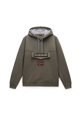 Napapijri Kapuzensweatshirt BURGEE WINT 4 mit Brusttasche, aus Baumwolle und Polyester