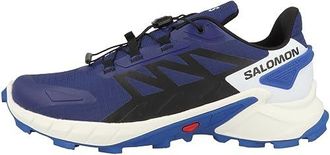 Salomon Chaussures de Course pour Homme, Blue Print Black Lapis Blue L47315700, 43 1/3 EU