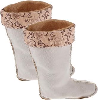 Frcolor Chaussettes Thermiques Polaires pour Bottes de Pluie Femmes Doublure &Eacute;paisse Haute 32 CM Taille S Isolantes Hiver Semelles Chaudes Imperm&eacute;ables pour R