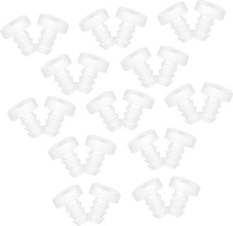 Angoily 50 Stück Möbelanschlagpuffer aus Gummi Stoßfest rutschfest Verschleißfest Schutz für Tischplatte Schranktür Möbel Einfache Montage Kratzfest für Wohn 