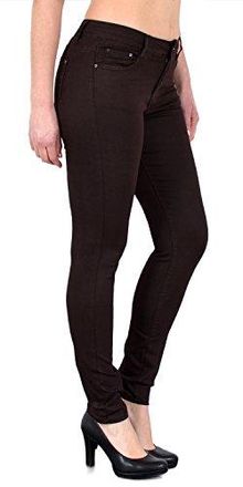 ESRA Femme Jean High Waist Skinny Taille Haute Pantalon Grandes Tailles H520