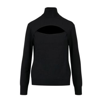 Kaos Kaos - Pull &agrave; col roul&eacute; - Femme - Pulls - Noir - Taille: 42 FR