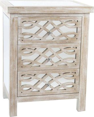 PEGANE Caisson à tiroirs en bois coloris naturel - Longueur 56 x Profondeur 38 x hauteur 75 cm -PEGANE