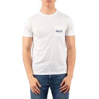 Ralph Lauren Custom Slim Fit Polo Bear Jersey T-Shirt - - Tops - Herren - Wei&szlig; - L