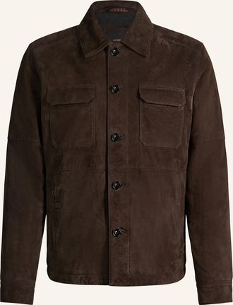 Windsor Windsor. Lederjacke braun
