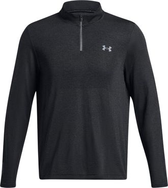 Under Armour Stride Oberteil f&uuml;r Herren, mit kurzem Rei&szlig;verschluss (Grau)