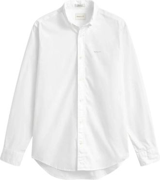 GANT Homme, Chemises, Blanc, Taille: 2XL Pinpoint Oxford Shirt
