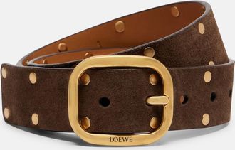 Loewe Gürtel aus Veloursleder