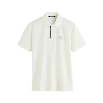 Emporio Armani Emporio Armani Ea7, Homme, Tops, Beige, Taille: XL Polo